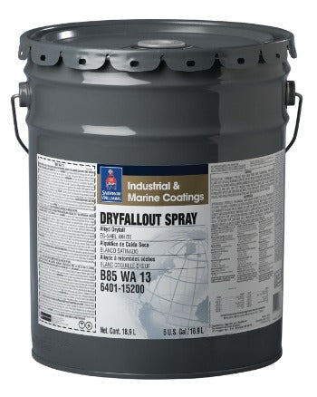 Dry Fallout Spray Alkyd-Eg-Shel B85WA0013 White