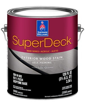 SuperDeck 9600 Series Acrylic-Alkyd Solid Color Stain